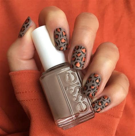 Cute Leopard Print Nails For Fall The Glossychic