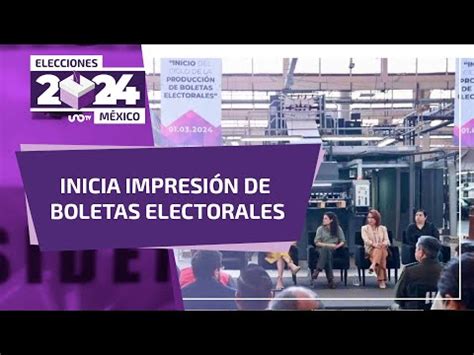 Inicia La Impresi N De Boletas Electorales Rumbo Al De Junio Unotv