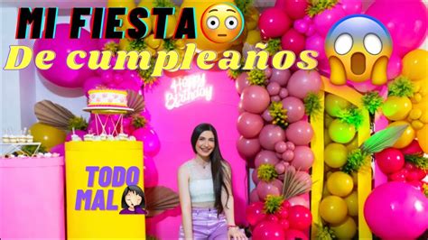 MI FIESTA DE CUMPLEAÑOS Que desastre Janinalchair YouTube