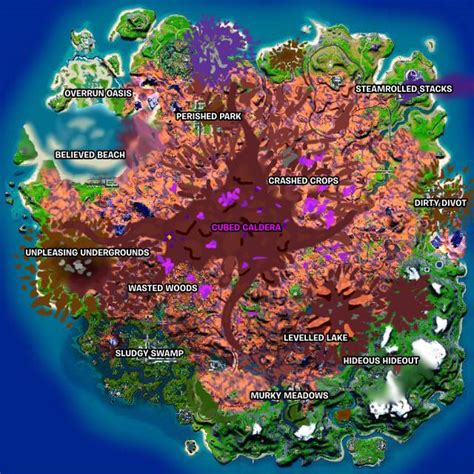 Fortnite Chapter Map After End Event Concept By On Sketchers United