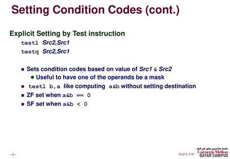 machine level programming ii control flow sept 12 ppt download