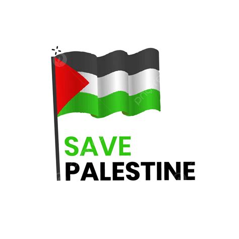 Palestine Flag Vector PNG Images Waving Flag For Save Of Palestine