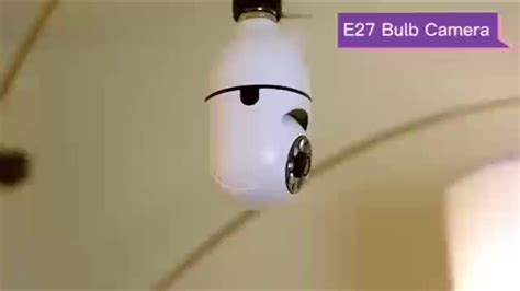 360wifi E27 Bulb Surveillance Camera Night Vision Wireless Home Camera 2mp Cctv Video Security