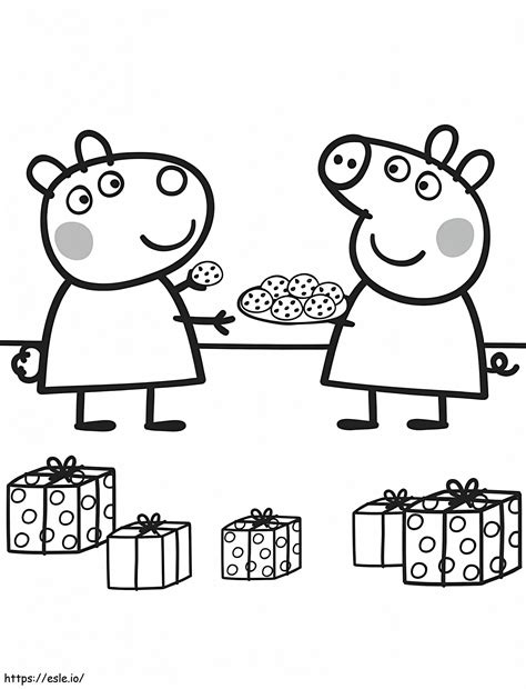 Peppa Pig Et Suzy 782X1024 Coloring Page
