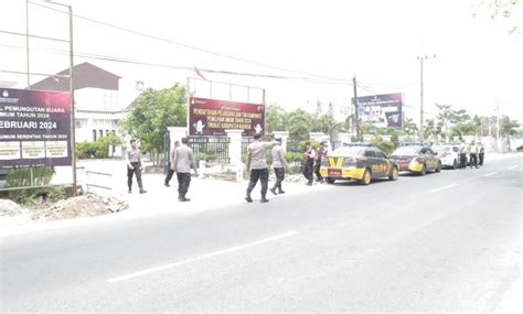 Cegah Kriminalitas Jelang Pemilu Polres Nganjuk Gelar Patroli
