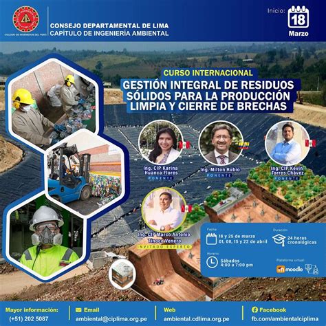 Curso internacional Gestión integral de residuos sólidos para la