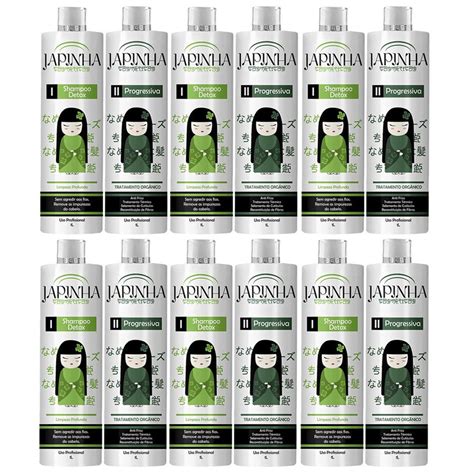 Combo 6 Kits Japinha Progressiva Sem Formol Profissional Submarino