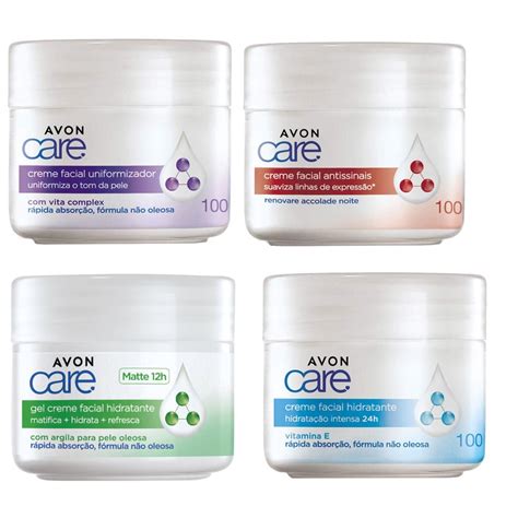 Creme Facial Clareador Antissinais Hidratante Avon Care 100g Cada