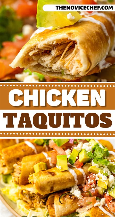 Best Chicken Taquitos Recipe The Novice Chef