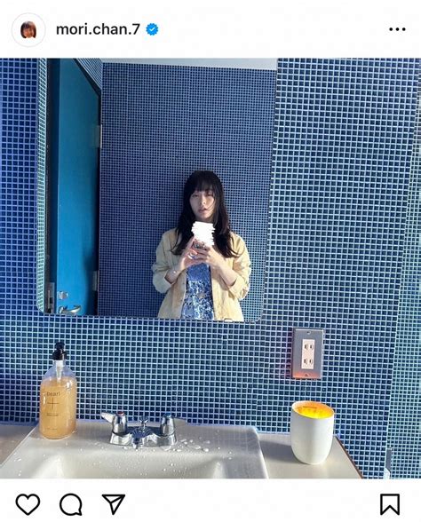 森七菜の公式インスタグラム mori chan 7 から スポニチ Sponichi Annex 芸能
