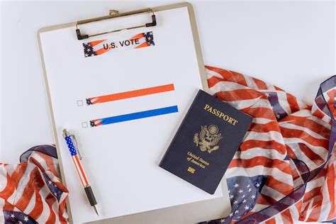 Premium Photo Only Us Citizens Will Be Allowed To Vote On Day Of Us
