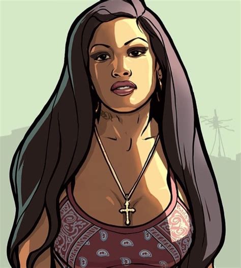 Grand Theft Auto San Andreas Classic Loading Screens Cartoon Girl Images Cartoon Art Styles