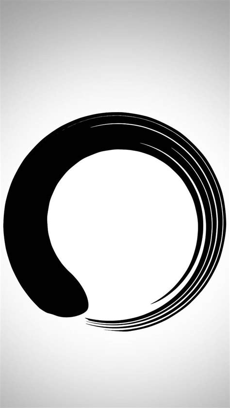 Dark Zen Enso Circle Hd Wallpaper Pxfuel