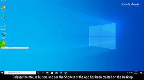 How To Create A Desktop Shortcut Youtube