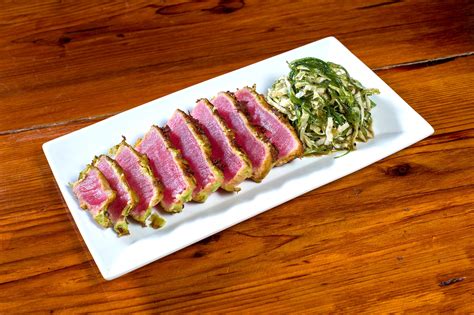 Wasabi Crusted Ahi Tuna Steak Recipe Bryont Blog