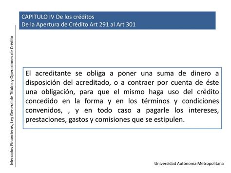 Ppt Ley General De T Tulos Y Operaciones De Cr Dito Powerpoint