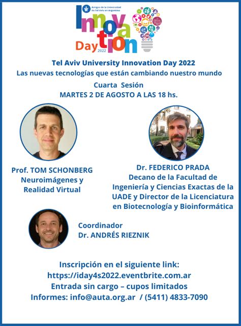 MARTES 2 DE AGOSTO A LAS 18 00 HS INNOVATION DAY 2022 4TA SESION