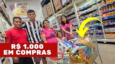FAMÍLIA DO WILSON NÃO ACREDITA GANHARAM R MIL REAIS NO SUPERMERCADO