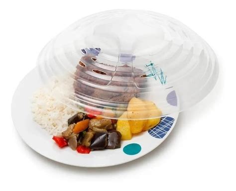 Tampa Protetora Alimentos Microondas Prato Cozinha Comida MercadoLivre