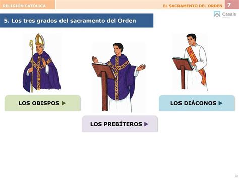 9 Dibuje Los Grados Del Sacramento Del Orden Sacerdotal Brainly Lat