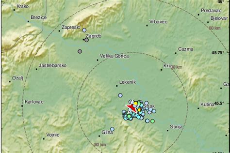 Nema Mira Na Banovini Kod Siska Novi Potres Magnitude 2 6 Jaka