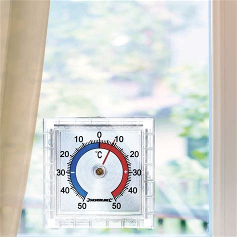 Thermomètre int ext à coller Temps L