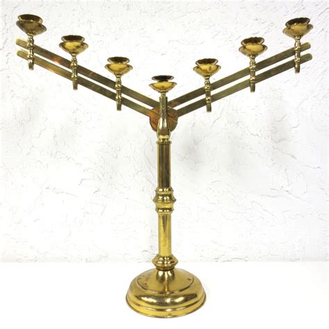 Vintage Catholic Church Brass Altar Candelabra 25 Candlestick Holder
