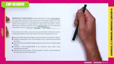 A SUSTENTABILIDADE É O MAIOR DESAFIO GLOBAL POR ISSO O DESENVOLVIMENTO
