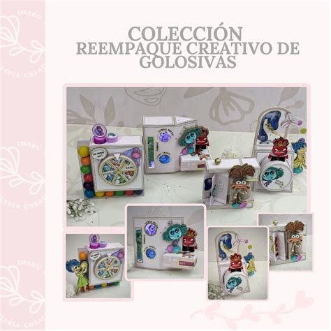 COLECCIÓN REEMPAQUES INTERACTIVOS DE GOLOSINAS TEMA INTENSAMENTE II