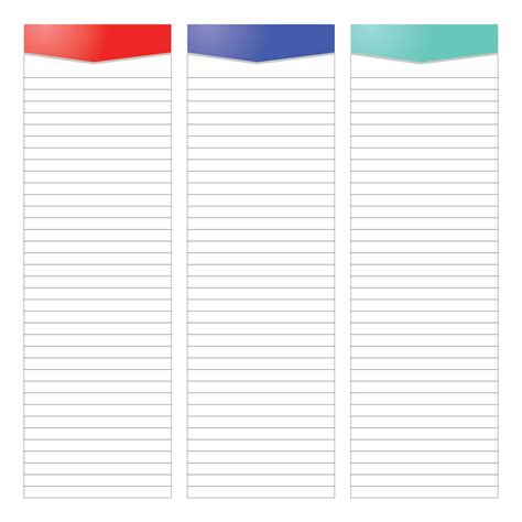 Free Printable Column Sheet