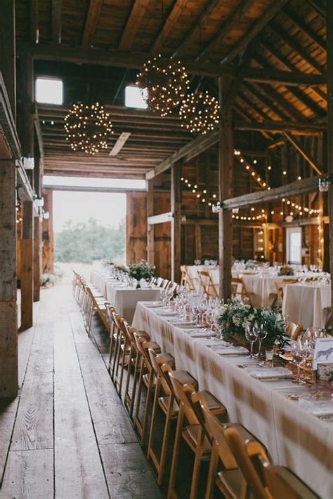 Chic Rustic Barn Wedding Reception Ideas EmmaLovesWeddings