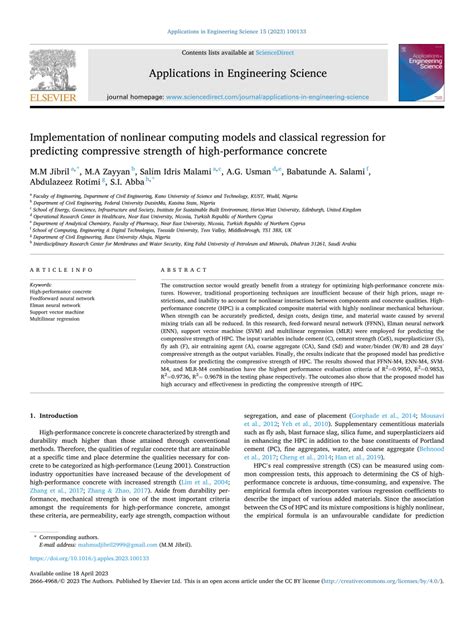 pdf implementation of nonlinear computing models and classical regression for predicting