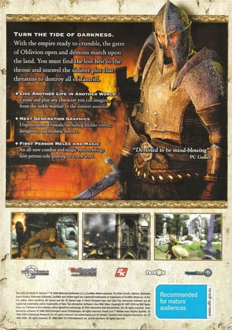 The Elder Scrolls Travels Oblivion Box Shot For PSP GameFAQs