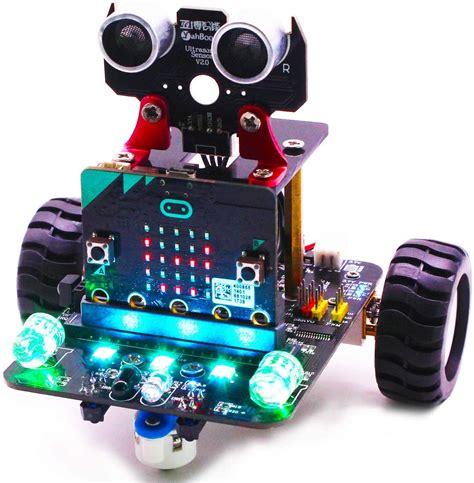 buy sb components micro bit smart robot car with ir and app diy bbc microbit robotic car kit