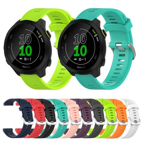 Pulseira De Mm De Fita De Silicone Para Garmin Forerunner