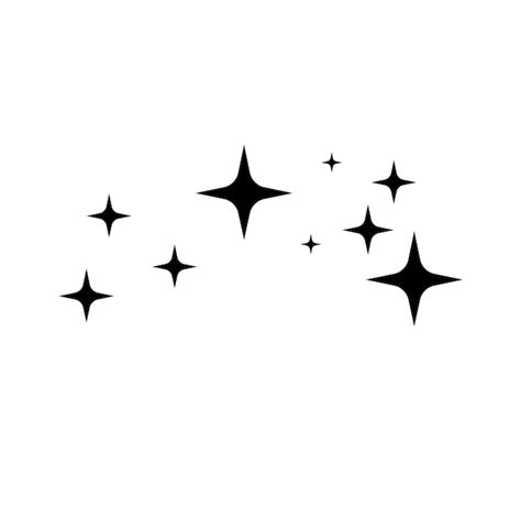 Vector Mano Dibujada Estrella Brillante Vector Premium