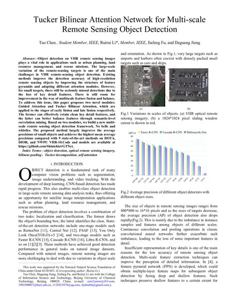 tucker bilinear attention network for multi scale remote sensing object detection deepai