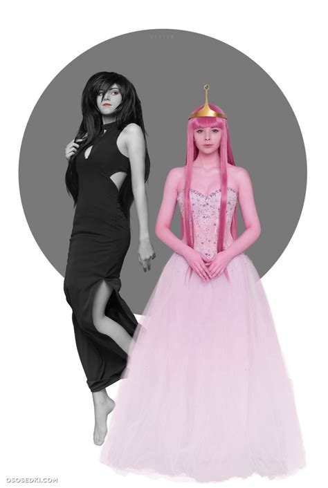 Shirogane Sama And Tsuru Hime Marceline And Bubblegum Naked Cosplay