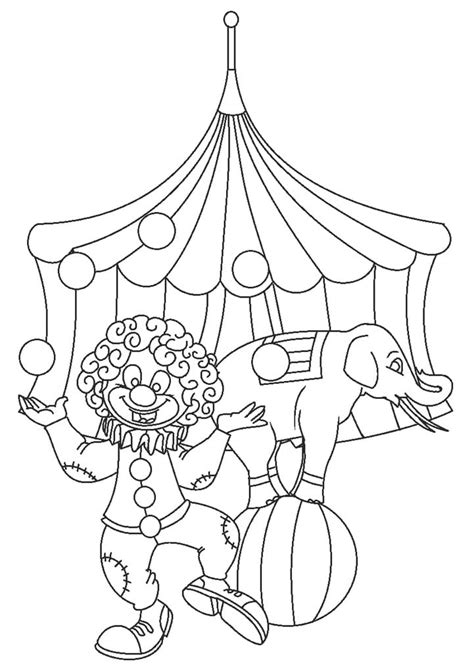 Dibujos De Payaso Para Colorear Dibujos Online