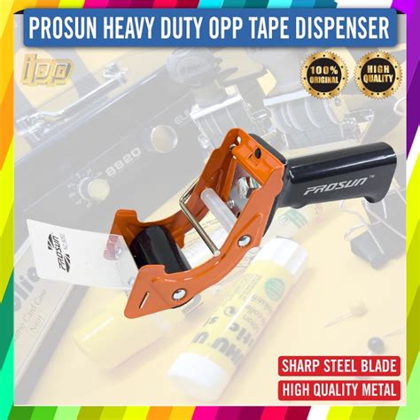 Prosun Heavy Duty Packing Tape Dispenser With Handler Opp Cutter