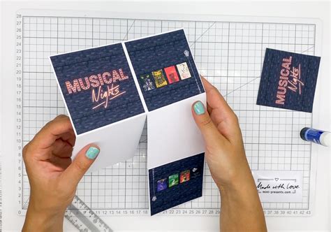 Musical Gutschein Explosionsbox Als Geschenk Zum Selber Basteln Mini