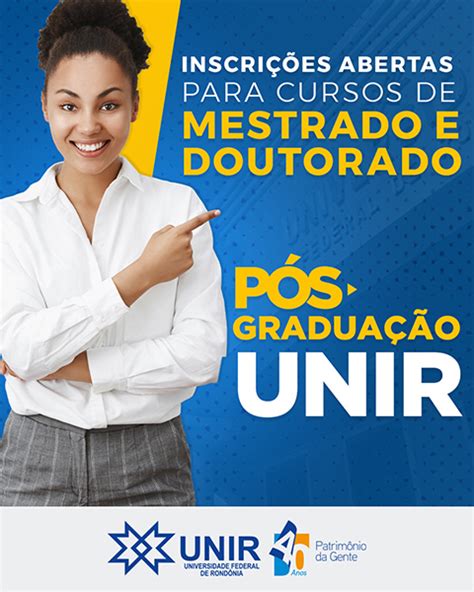 Unir Tem Inscri Es Abertas Para Mestrados E Doutorados Concursos E