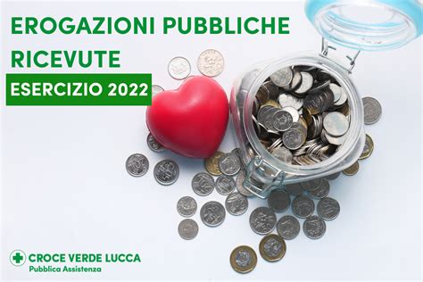 Dichiarazione Erogazioni Pubbliche Esercizio 2022 Croverde Lucca