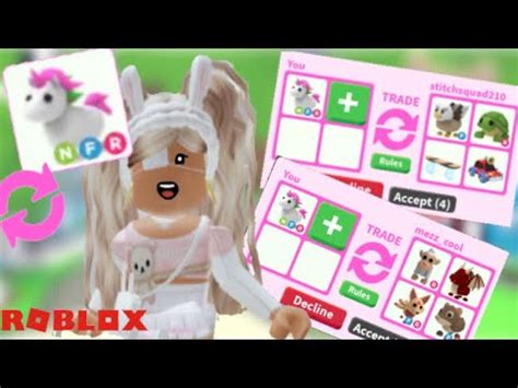 What Will People Trade For An Nfr Unicorn Roblox Adopt Me