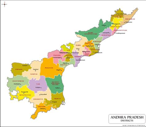 Andhra Pradesh Political Map With Districts World Map Porn Sex Picture