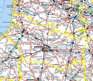Carte Des Principales Communes De La Somme