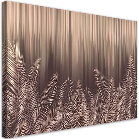 Tableau Sur Toile Feuilles De Palmier Exotiques 3D Wall Art Fr
