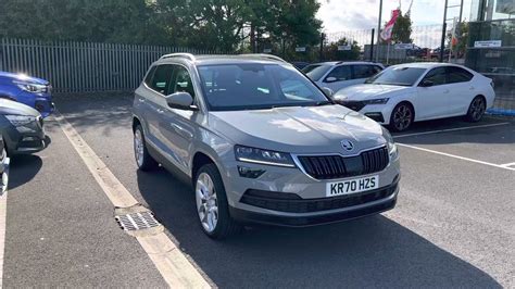 KR70HZS Skoda Karoq 1 5TSI SE L DSG Meteor Grey YouTube