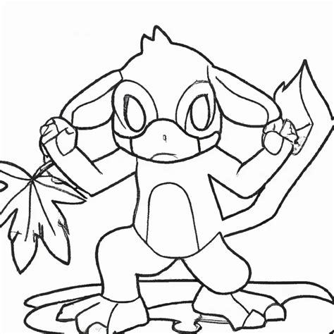 Aprenda a Desenhar o Pokémon Grookey Passo a Passo Fácil