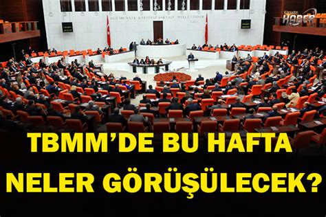 TBMM de bu hafta neler görüşülecek Kamudanhaber İnternet Sitesi